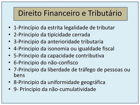 PPT Direito Financeiro e Tributário PowerPoint Presentation free