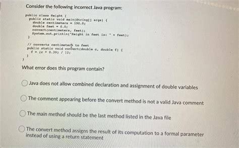 solved consider the following method public static int
