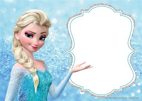 Frozen Printable Birthday Card