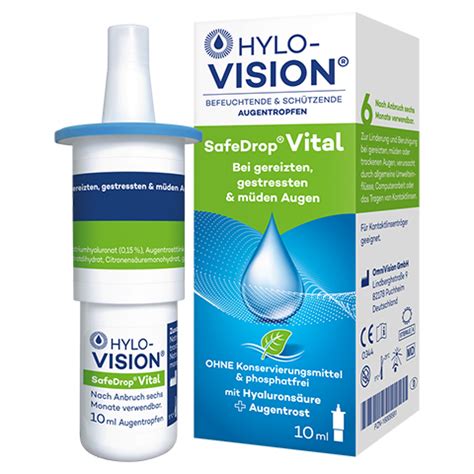 HYLO VISION SafeDrop Vital Augentropfen 10 Milliliter Medpex