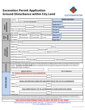 Fillable Online Right Of Way Excavation Restoration Manual Fax Email