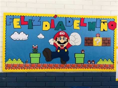 Up Bulletin Board Bulletin Board Borders Super Mario Bros Party