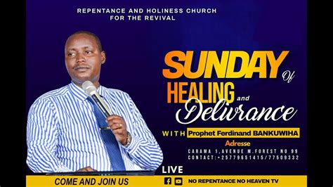 Sunday Service With Prophet Ferdinand Bankuwiha Youtube