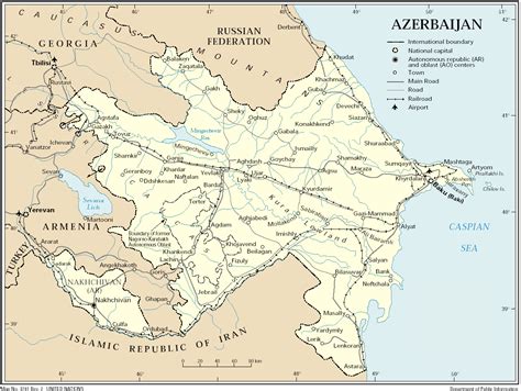 Azerbaijan Railway Map MapSof Net