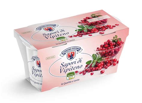 Yogurt Intero Sapori Di Vipiteno Al Gusto Di Mirtillo Rosso Di