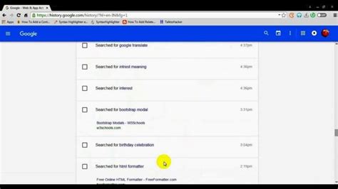 Historique De Recherche Comment L Afficher Ou Le Supprimer Un Guide