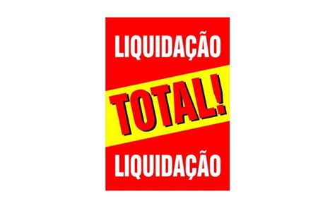 Adesivo para Vitrine LIQUIDAÇÃO TOTAL Display Style