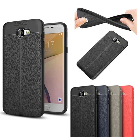 Luxury Soft TPU Case For Samsung Galaxy J5 Prime Case Lychee Leather