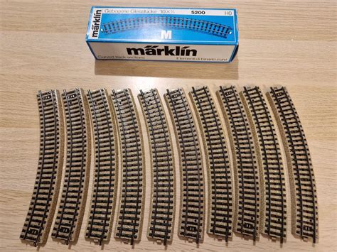 Märklin 10 x 5200 gebogenes gleis M H0 Kaufen auf Ricardo