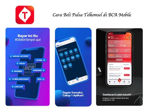 Cara Beli Pulsa Telkomsel Di BCA Mobile ATM BCA Dan Klik BCA BAMS