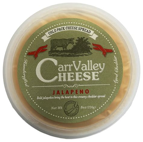 Carr Valley Jalapeno Cheddar Cheese Spread Eleven Oaks Farms
