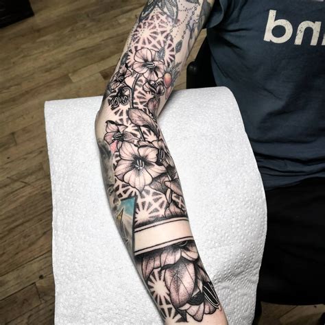 Sleeve Filler Tattoo Stencil Designs