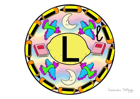 Mandalas Con Las Letras Del Abecedario Escuela En La Nube Letras