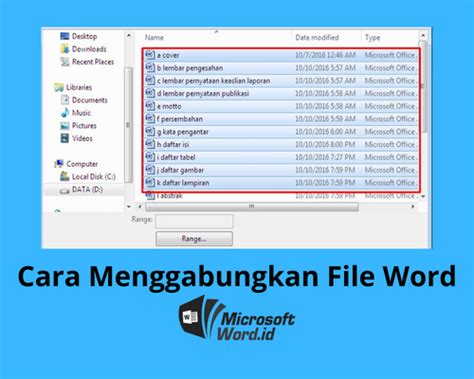 Cara Menggabungkan File Word Simak Cara Berikut