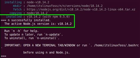 How To Update NodeJS Version In Ubuntu Command Line Its Linux FOSS