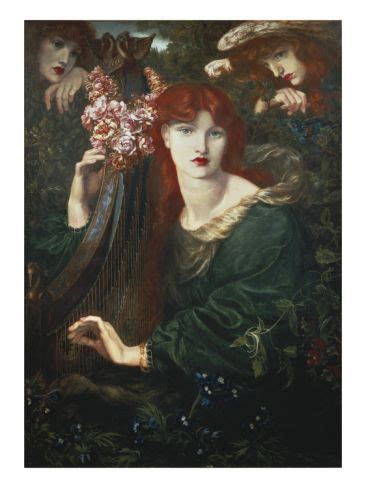 La Ghirlandata Art Print Dante Gabriel Rossetti Art Dante