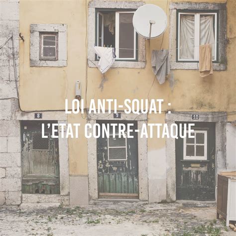 Loi Anti Squat L Etat Contre Attaque
