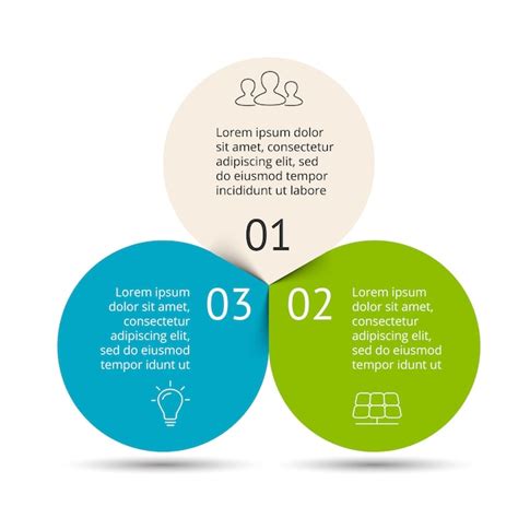 Plantilla de diapositiva de presentación de infografía de vector