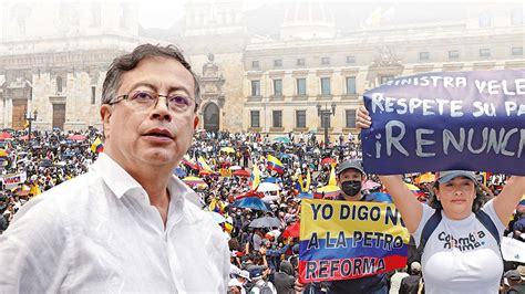 As Transcurrieron Las Marchas Contra Reformas De Petro Extra El