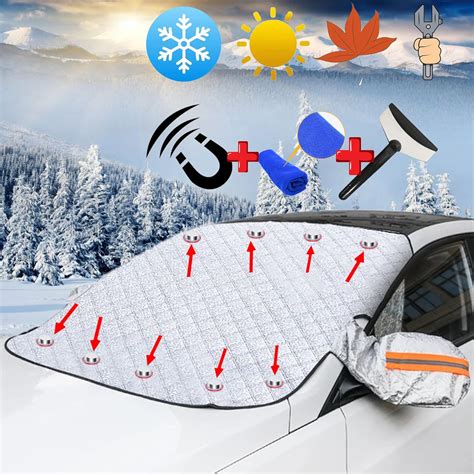 Amazon fr Couverture Pare Brise Voiture Bâche Pare Brise Protection