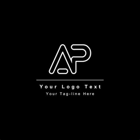 Premium Vector Ap Or Pa Letter Logo Unique Attractive Creative Modern