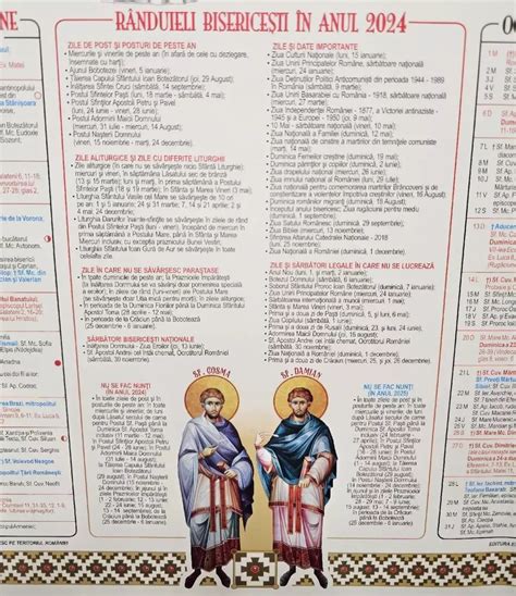 Martie 2024 Calendar Orthodox De 2024 Calendar With Holidays