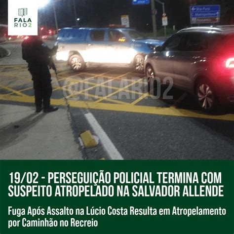 Perseguição Policial Termina Suspeito Atropelado