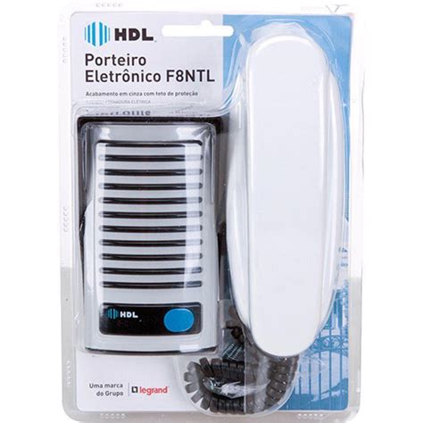Kit Interfone Porteiro Eletrônico Hdl F8ntl Az02