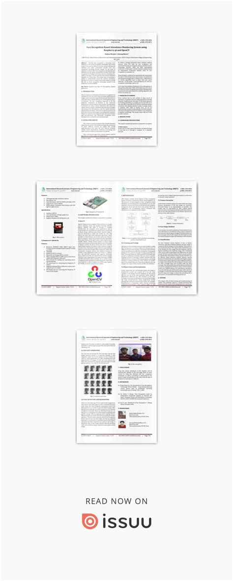 irjet face recognition based attendance monitoring system using raspberry pi and opencv face