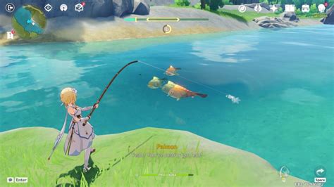 Inilah Tempat Mancing Terbaik Genshin Impact 2 1 Dijamin Panen Ikan