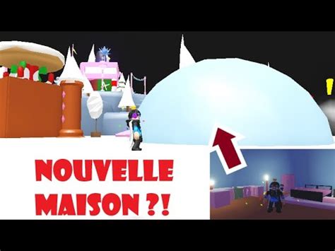 Je M INSTALLE Dans Le VILLAGE De NOËL Sur ADOPT ME YouTube