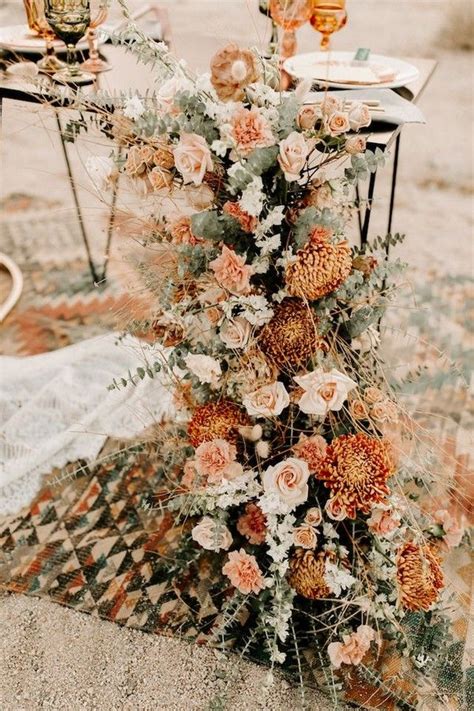 30 Sunset Dusty Orange Wedding Color Ideas 2023 HMP Wedding Palette