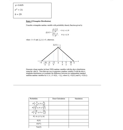 solved μ 3 625 o 21 b 29 prob 2 triangular