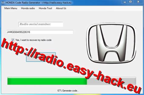 How To Get Honda Radio Unlock Honda Radio Code Free Car Radio