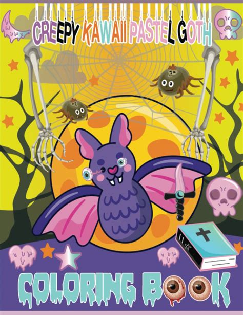 Buy Creepy Kawaii Pastel Goth Coloring Book A Fun Kawaii Coloring Book
