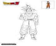 Coloriage Dragon Ball Z Goku Et Goten Jecolorie
