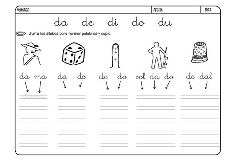 Lectoescritura Con Las Consonantes Escuela En La Nube
