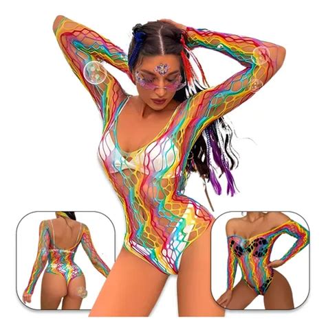 Body Maio De Arrast O Arco Iris Colorido Carnaval Ao