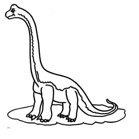 Dibujos De El Braquiosaurio Para Colorear Para Colorear Pintar E