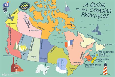 Map Of Canada And Capitals