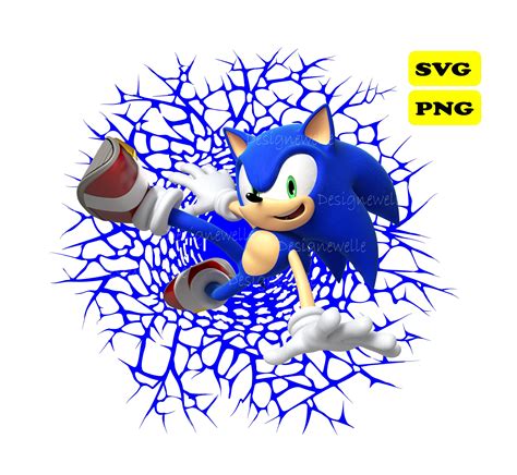 Sonic SVG Sonic The Hedgehog Png Transparent Image Sonic Etsy UK