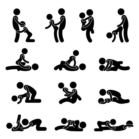Stick Figures Sex Kamasutra Intimacy Sexual Intercourse Fucking