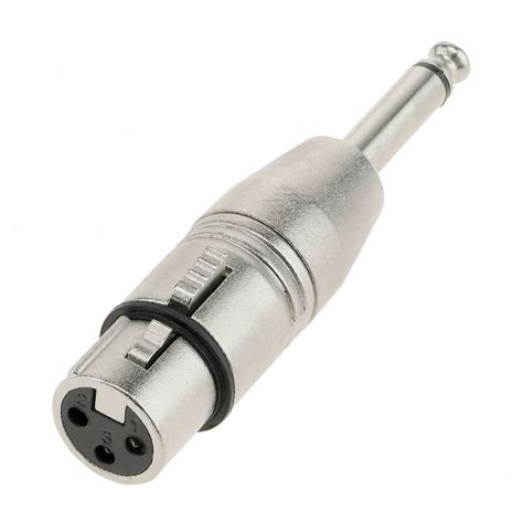 Adaptador De Audio XLR De 3 Pines Hembra A Jack 6 3mm Macho Cablematic