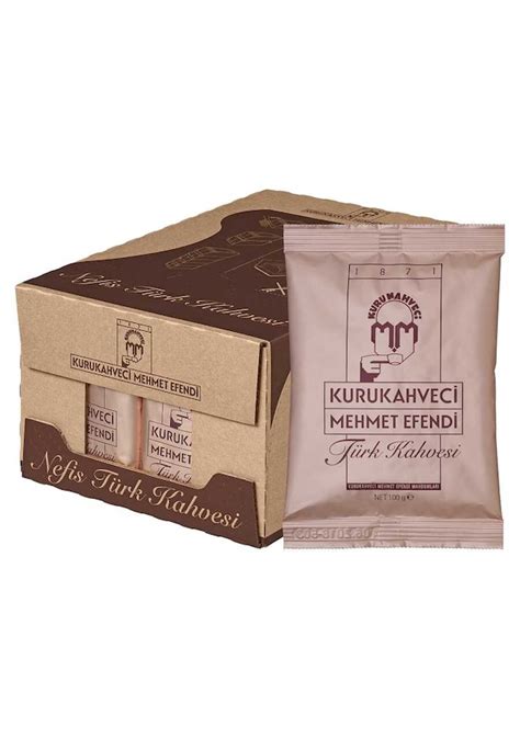 Mehmet Efendi Kurukahveci Türk Kahvesi 100Gr 25 Li Set 1 Koli