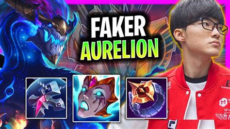 FAKER IS A BEAST WITH AURELION SOL T1 Faker Plays Aurelion Sol Mid
