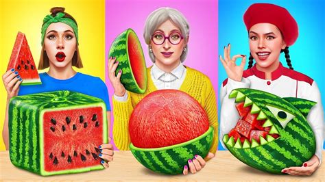 Défi De Cuisine Moi vs Grand Mère Hacks et Gadgets Secrets Faciles