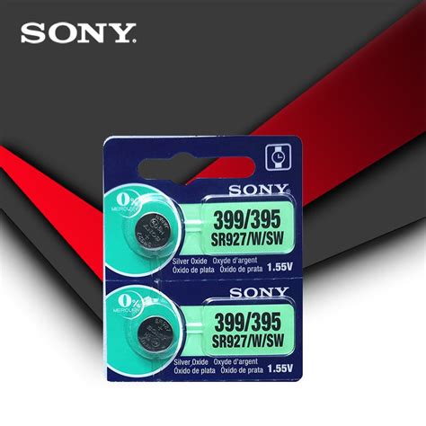 5pc Sony 100 Original 395 SR927SW 399 SR927W LR927 AG7 1 55V Watch