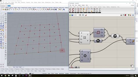 Grasshopper For Rhino 3D Basic Pattern Array On Grid Grasshopper