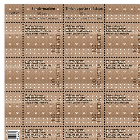 Briefmarken CHF 1 00 Pflaster Bogen Mit 20 Marken Kaufen Auf