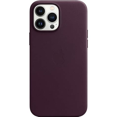 Funda De Piel Apple Con MagSafe Para Apple IPhone 13 Pro Max Cereza Oscuro